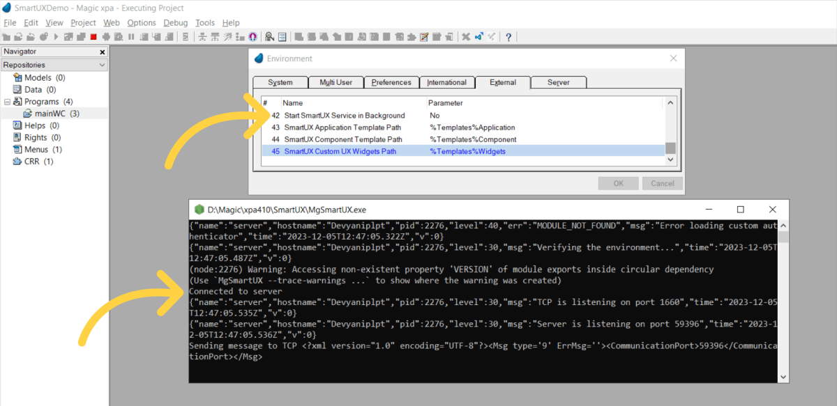 SmartUX Designer and Magic xpa Studio Integration – SmartUX